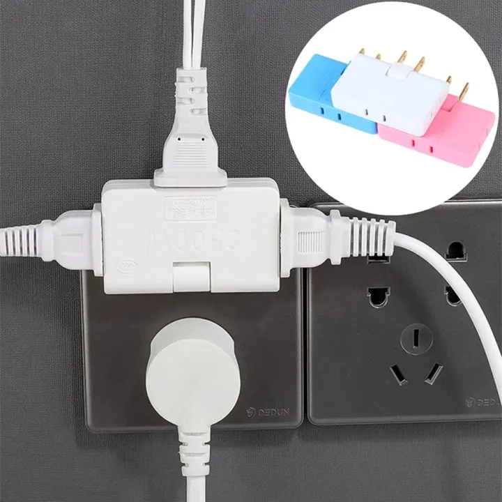 THOMA Electrical Plugs Mini Slim Converter Socket One In Three Plug 3 ...