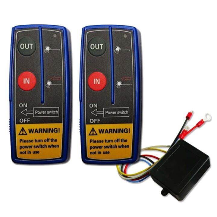 24V 12V Universal Digital Winch Remote Control for ATV Car Boat Handset ...