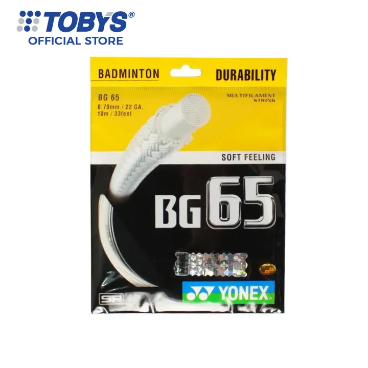 Toby's Sports Yonex String BG65 - White | Lazada PH