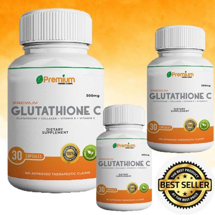 Glutathione C Ascorbic Pimples Capsule Collagen 30 Capsule Vitamin E ...