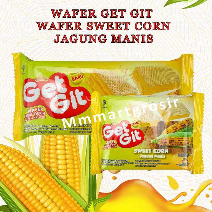 Wafer Get Git / Wafer Sweet Corn / Rasa Jagung Manis / Wafer Renyah | Lazada Indonesia