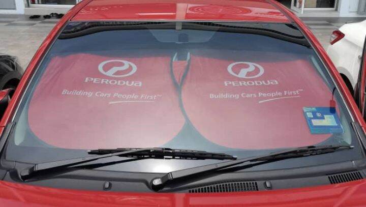 Car Sunshade Wind Screen Foldable Car Front Sun Block [Car Brand] UV ...