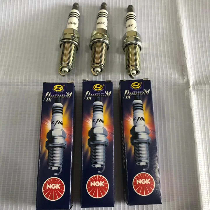 ORIGINAL/GENUINE NGK SPARK PLUG FOR MITSUBISHI MIRAGE 3 PIECES (LFR5AIX ...