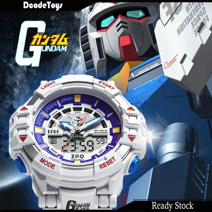 Gundam RX-78 Original Genuine ZGO Sports Watch Unisex Collection ...