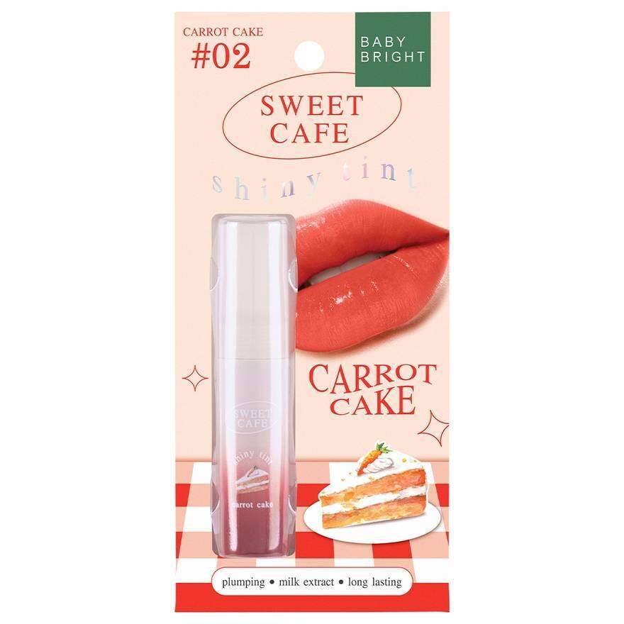 ลิป เบบี้ไบร์ สวีท คาเฟ่ ไชน์นี่ ลิปทินท์ Baby Bright Sweet Cafe Shiny Tint ลิปนางงาม 2.8G ...