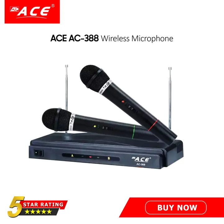 ACE AC-388 Wireless Microphone | Lazada PH