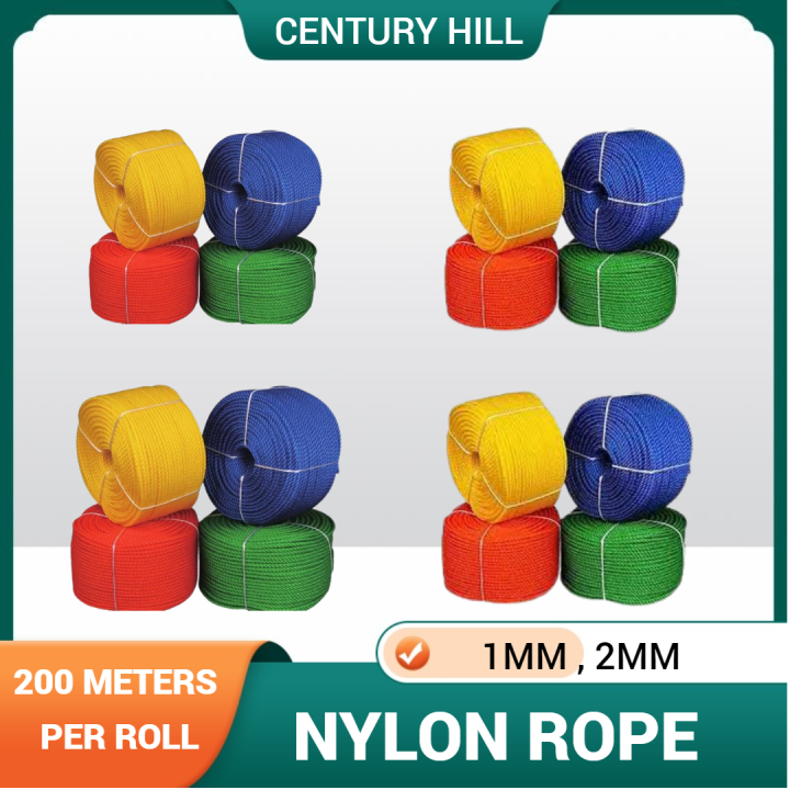 Rope Nylon 1mm , 2mm (Per Roll 200 meters) | Lazada PH