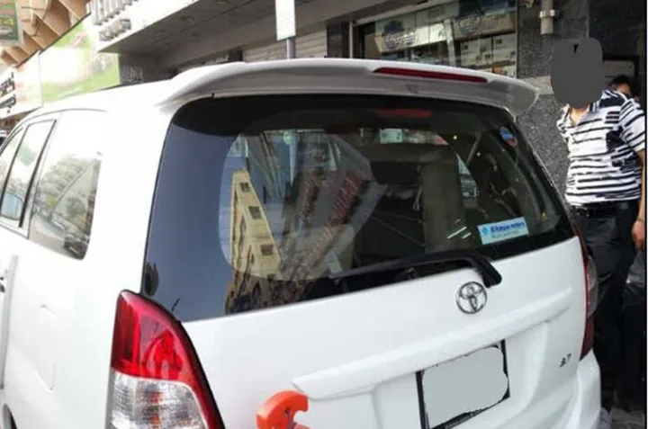 TOYOTA INNOVA 2016 - 2020 SPOILER WING WITH 3RD BREAK LIGHT / REAR ...