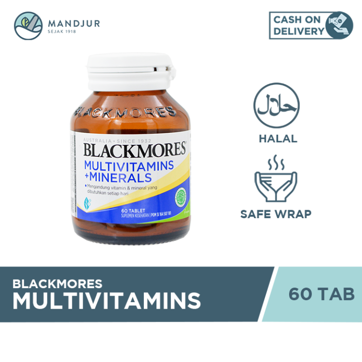 Blackmores Multivitamin & Minerals - Isi 60 Tablet | Lazada Indonesia