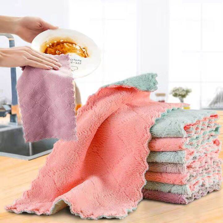 GM Microfiber Cloth Cleaning Rags Hand Washing Cloth Kitchen Towel ...