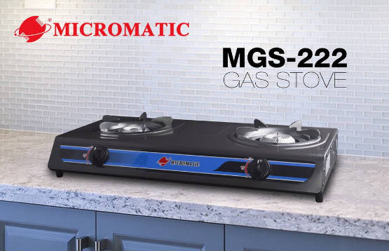 Micromatic MGS-222 Double Burner Gas Stove with Regulator with 6 months ...