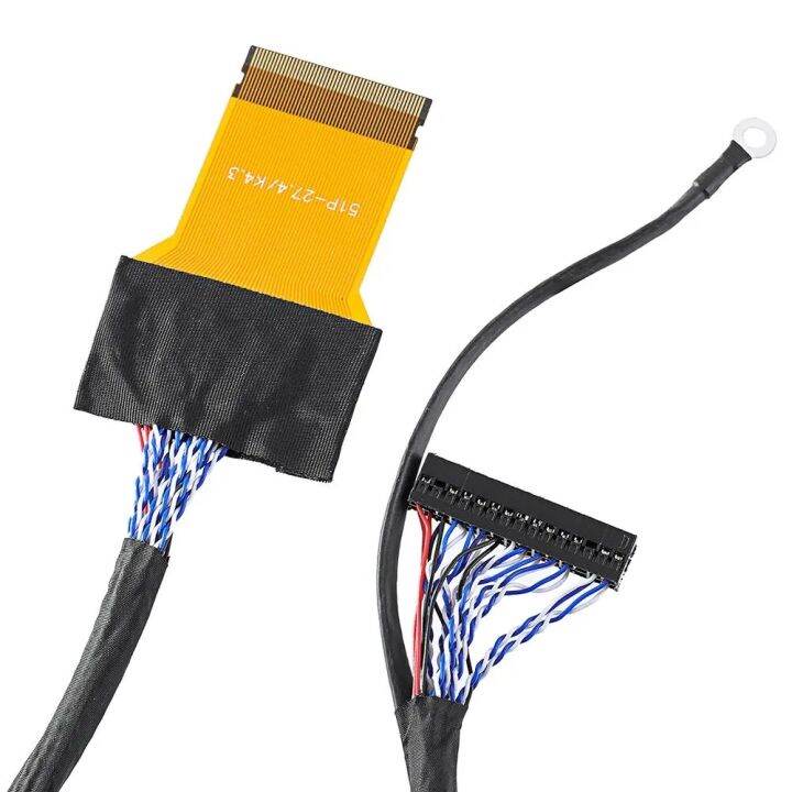 FFC FPC LVDS Cable 2 Ch 8-Bit 51 Pin 51pin Dual 8 Fleksibel Kabel Kabel ...