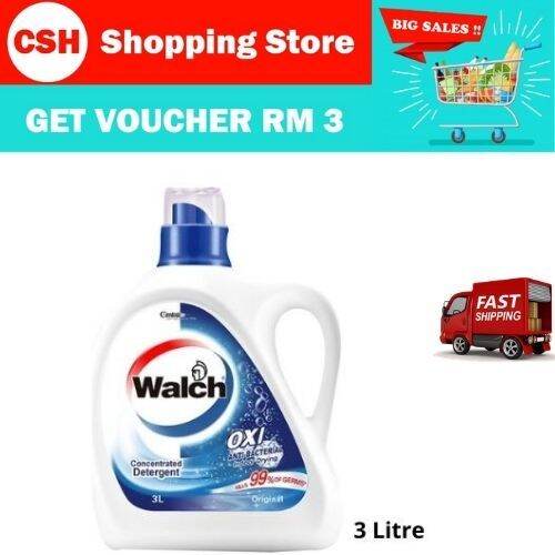 Walch OXI Clean Anti-bacterial Concentrated Detergent 3L Original | Lazada
