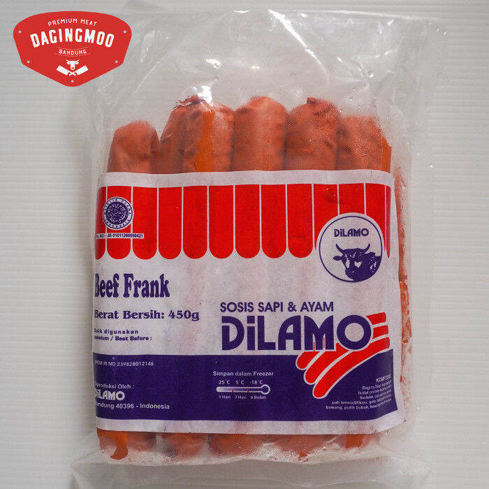 Dilamo Beef Frank 450gr / Dilamo Sosis Sapi dan Ayam 450gr Bandung ...