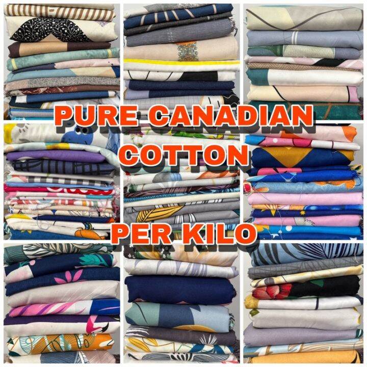 Pure Canadian Cotton PER KILO Assorted designs | Lazada PH