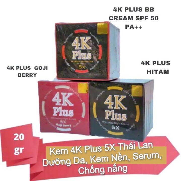 Kem 4K Plus 5X Thái Lan Dưỡng Da, Kem Nền, Serum, Chống nắng | Lazada.vn
