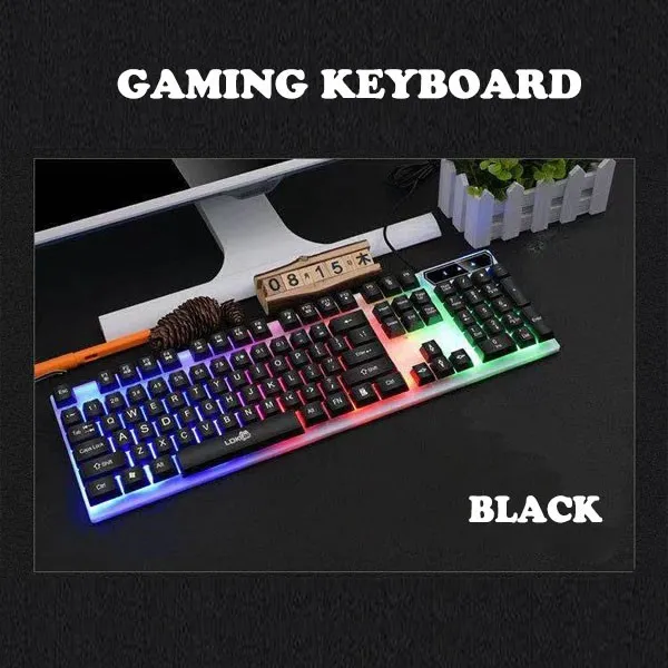 ME K358 rainbow backlight gaming keyboard PC Laptop | Lazada PH