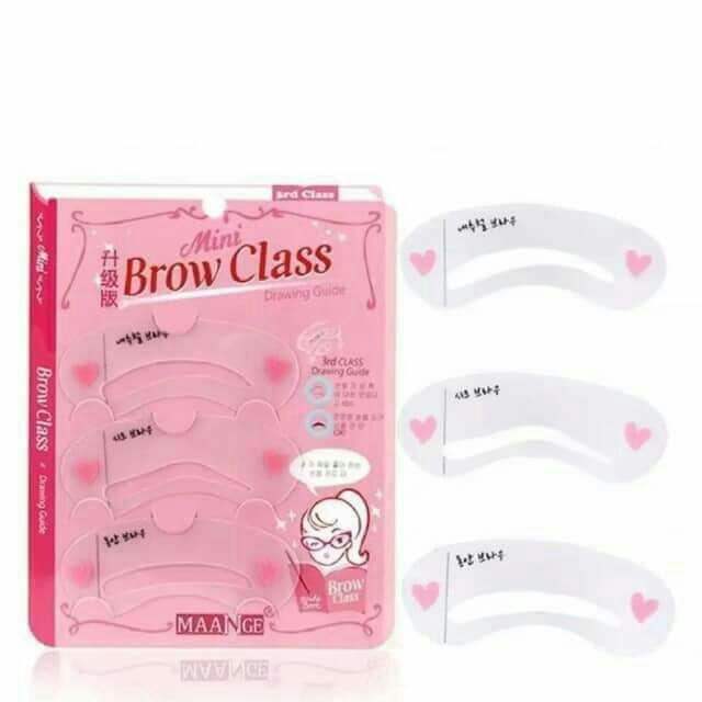 Celina Home Living A 1pc 3 styles Mini Brow Class Stencil Tool Makeup ...