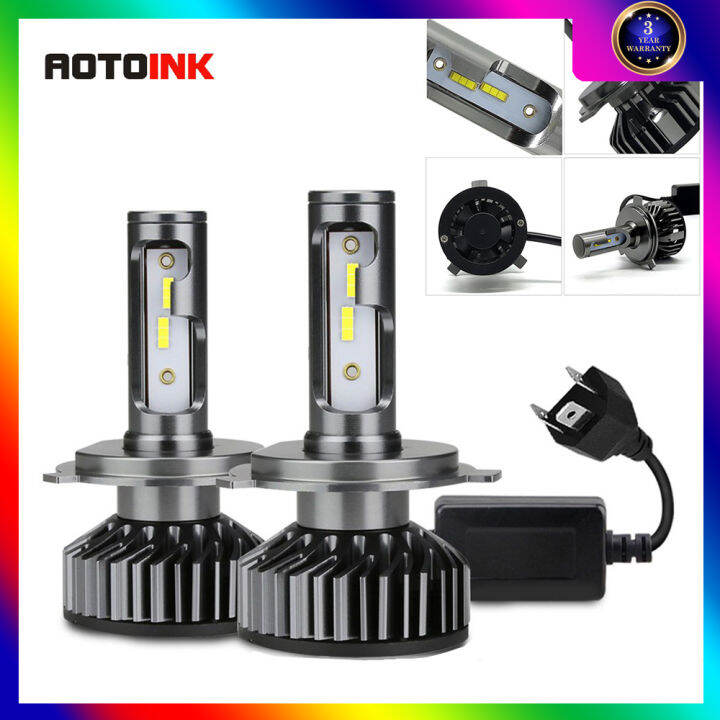 AOTOINK 2PCS 20000LM 4500K 6000K 8000K 3000K HB3 HB4 9005 9006 H3 H1 H8 H7 H4 H11 H9 H27 880 ...
