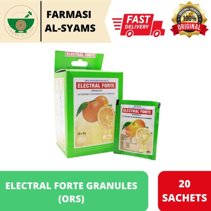 ELECTRAL FORTE GRANULES 6G 20 SACHET | Lazada