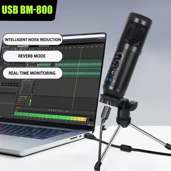 [RAYHAYES]BM800 condenser microphone usesYouTubeand Skypelivebroadcast USB | Lazada PH