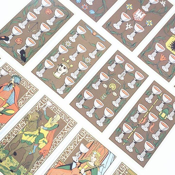 Tarot Cards In Frech Marseille Style Symbolic Tarot Of Wirth Tarot ...