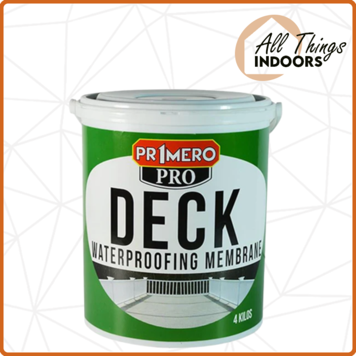 Primero Pro Deck Waterproofing Membrane 4kg. Green | Lazada PH