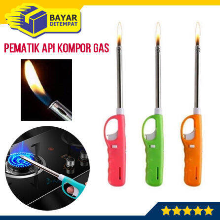 Alat Pematik Gas Korek Api Kompor Lighter Portable [MG19] | Lazada ...
