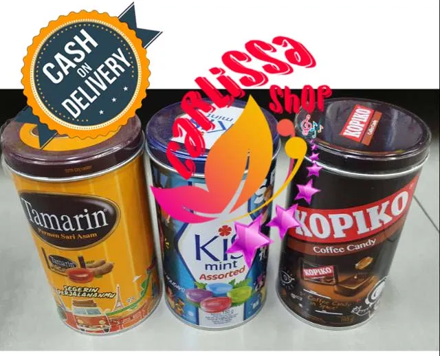 PERMEN KOPIKO, KIS MINT, TAMARIN - KALENG - HARGA TERJANGKAU | Lazada ...
