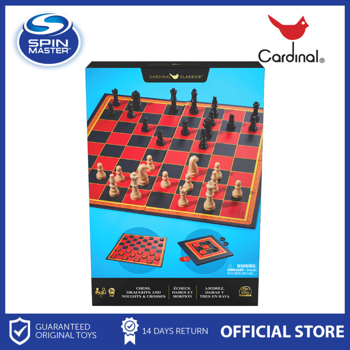 Spin Master Games, Cardinal Games Chess, Draughts and Noughts & Crosses ...