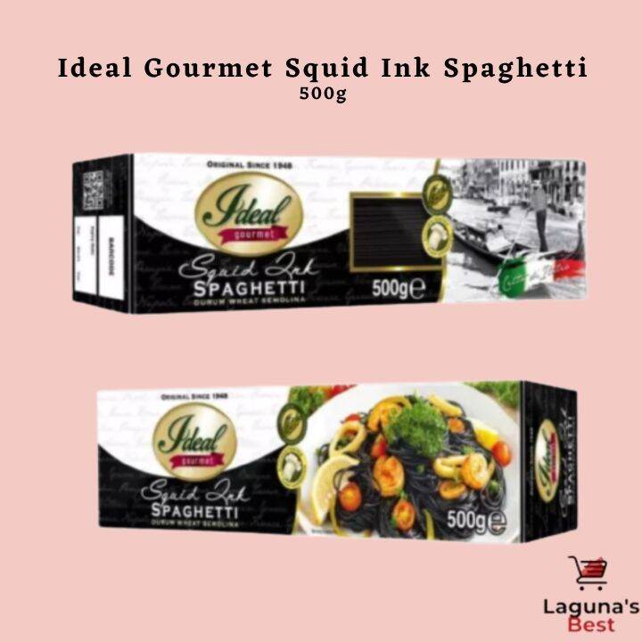 Ideal Gourmet Squid Ink Spaghetti 500g | Lazada PH