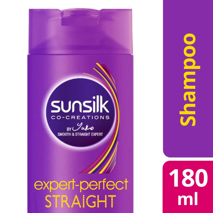 Sunsilk Co-Creations by Yuko Expert-Perfect Straight Shampoo 180ml ...