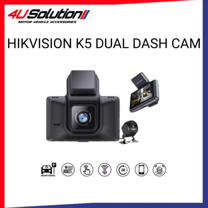 Hikvision K5 Car Dash Cam Car cam Dual Camera 2K Ultra-Clear Front ...