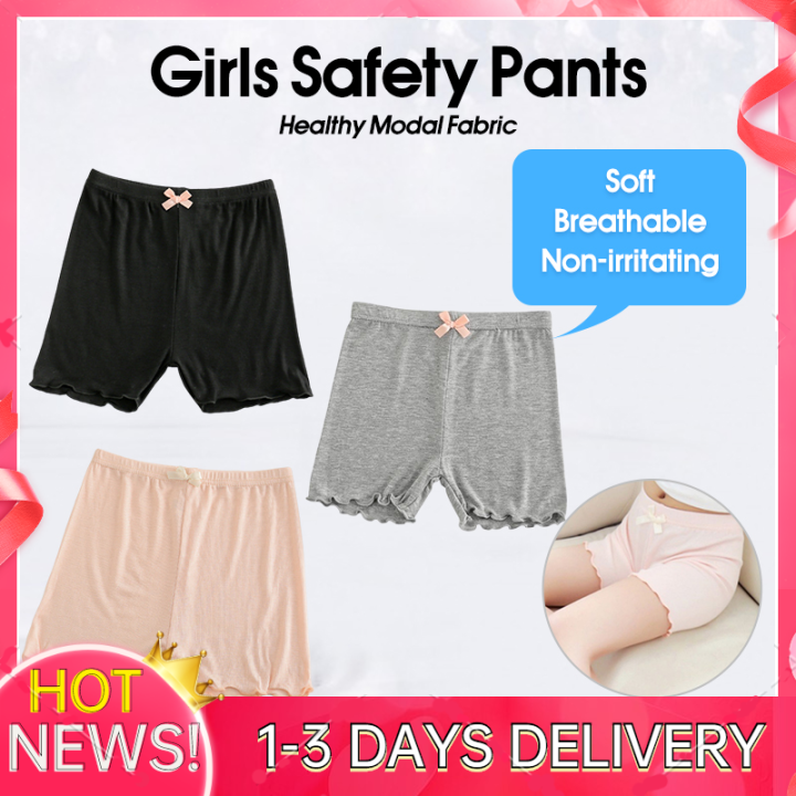 Girls Safety Pants 100% Cotton Children's Underwear Leggings Anti ...