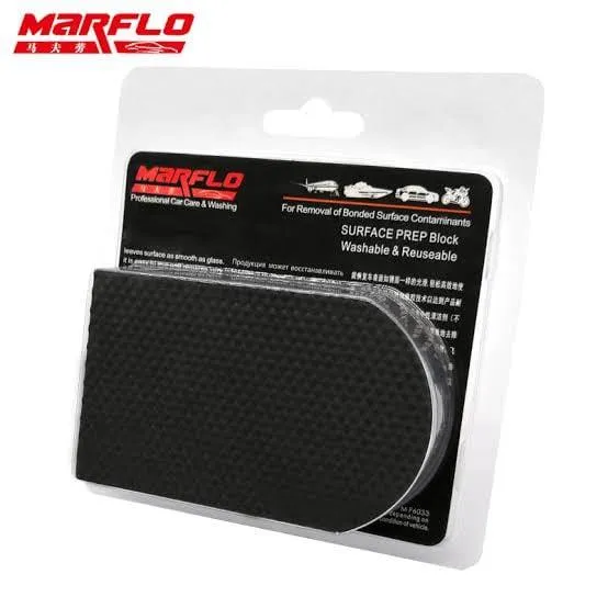 MARFLO Clay Block ฟองน้ำดินน้ำมันล้างรถ คุณภาพดี ปรับผิวรถให้เรียบเนียน ...