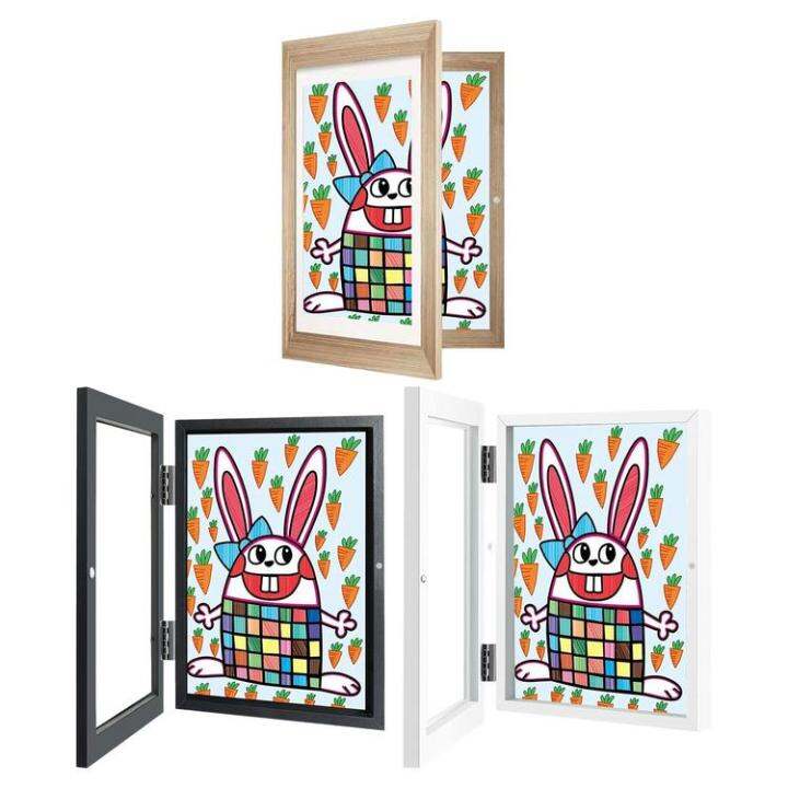 Kids Art Frame Artwork Display Frame Portable Children Artwork Storage ...