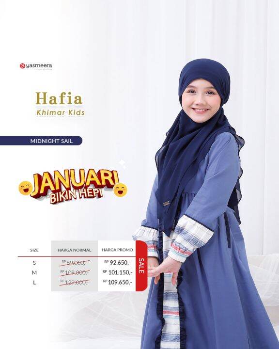 KHIMAR HAFIA ANAK | Lazada Indonesia