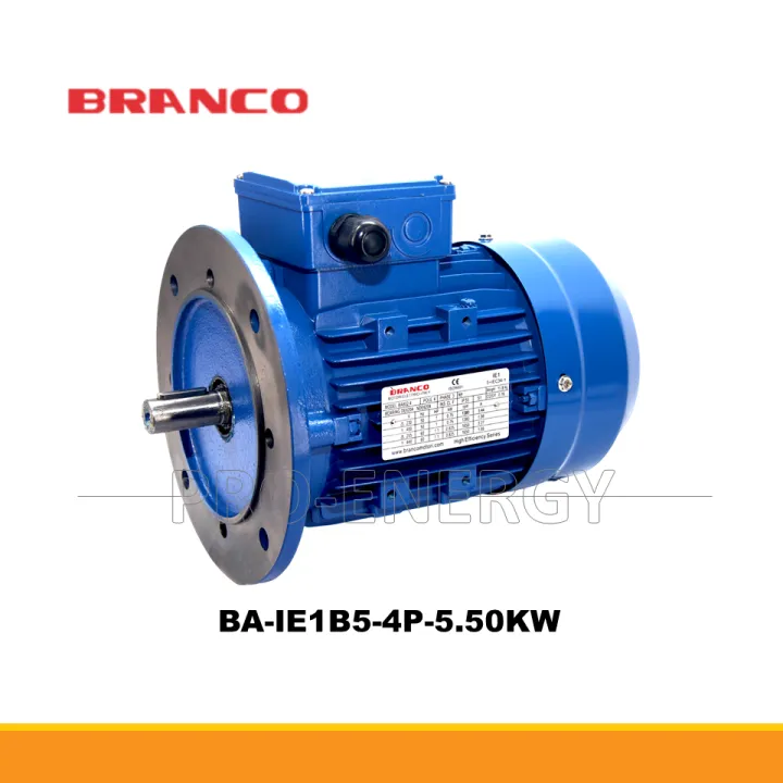 BRANCO Aluminium Three Phase 3ph Squirrel Cage Motors 5.50kW 7.5HP 4P ...