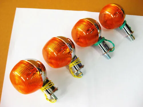 YAMAHA CHAPPY LB50 LB80 RD50 RD60 TURN SIGNAL WINKER INDICATOR SET 4 ...