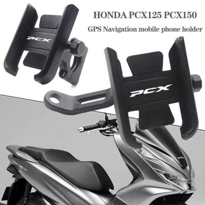 สำหรับ HONDA PCX150 PCX125 PCX 125 PCX 150อุปกรณ์เสริมสำหรับรถจักรยานยนต์ที่ยึดขาตั้ง GPS ที่จับ ...