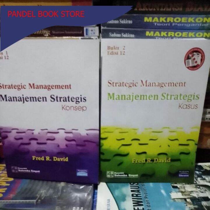 Manajemen Strategis konsep dan kasus edisi 12 buku 1 dan buku 2 by Fred R. David | Lazada Indonesia