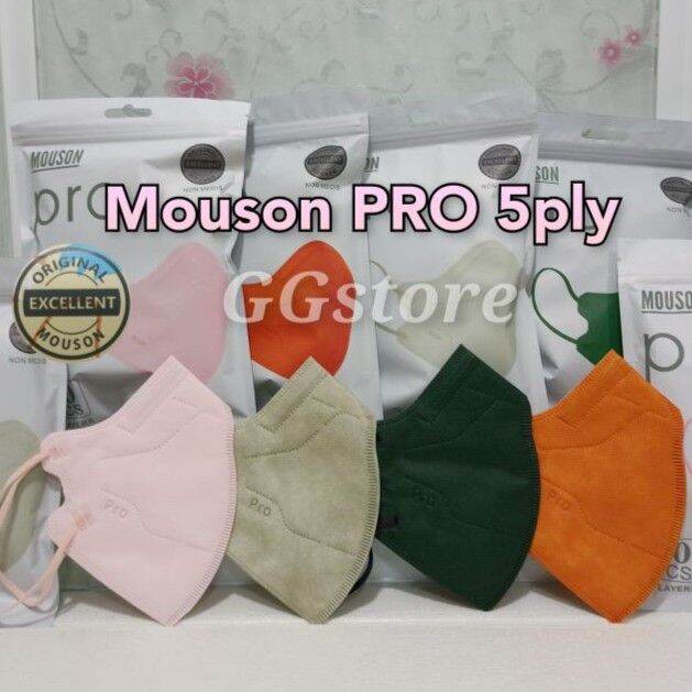 Masker KN95 Mouson Pro Isi 10pcs Masker KN 95 PRO Emboss Mouson ...