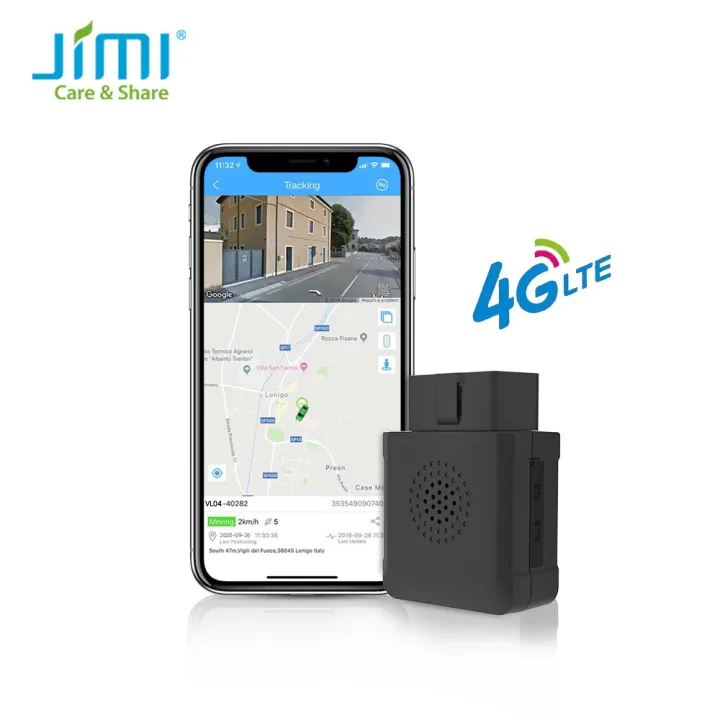 Jimi New VL04 OBD Mini GPS Tracker With Voice Monitoring Real-Time ...