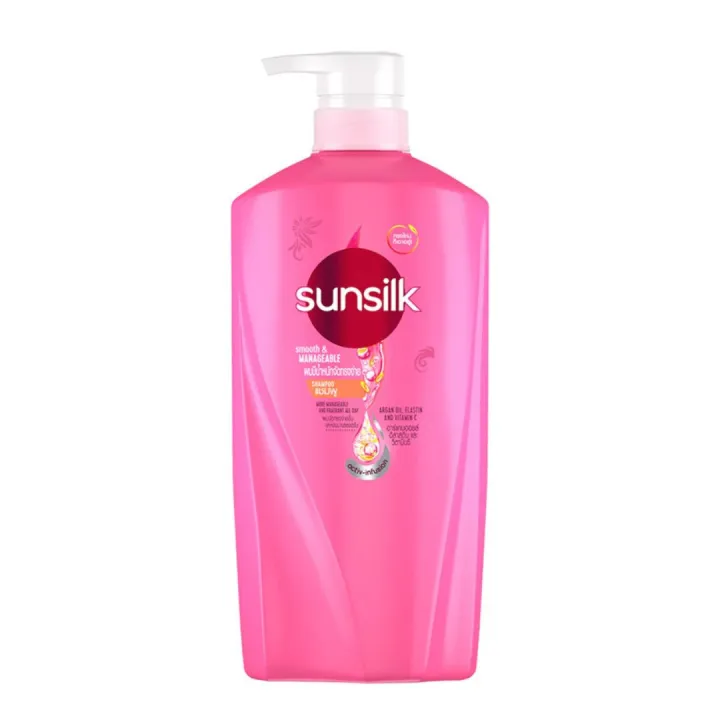 Sunsilk Smooth & Manageable Shampoo (Pink) 625ml | Lazada