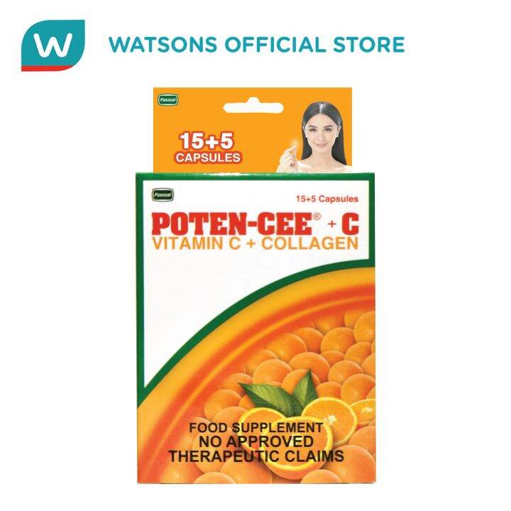 POTENCEE Plus Collagen 15+5 Capsules | Lazada PH