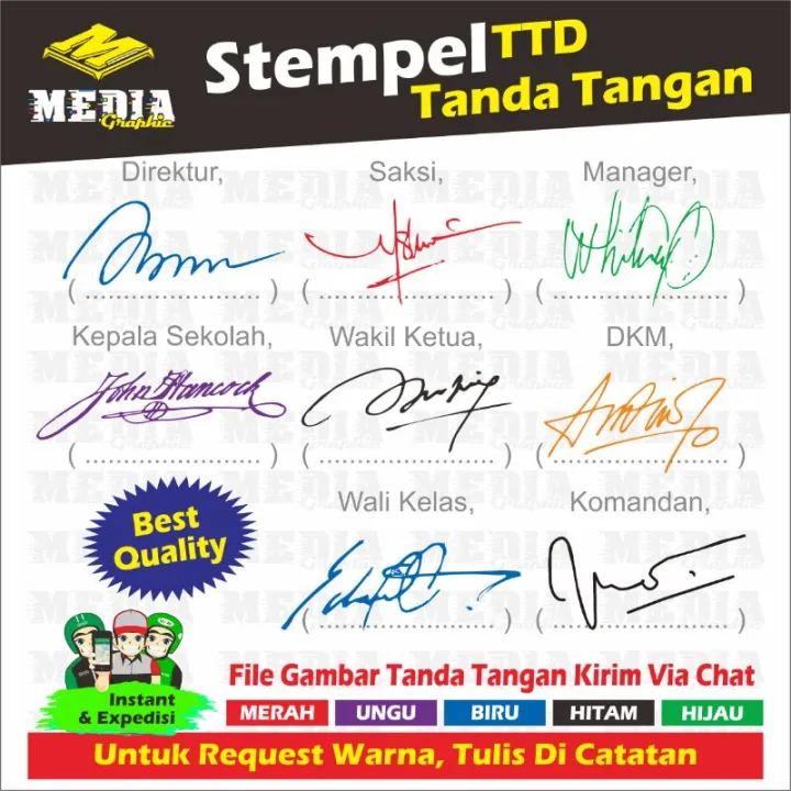 STEMPEL TTD / STEMPEL TANDA TANGAN / STEMPEL NAMA / STEMPEL CUSTOM ...