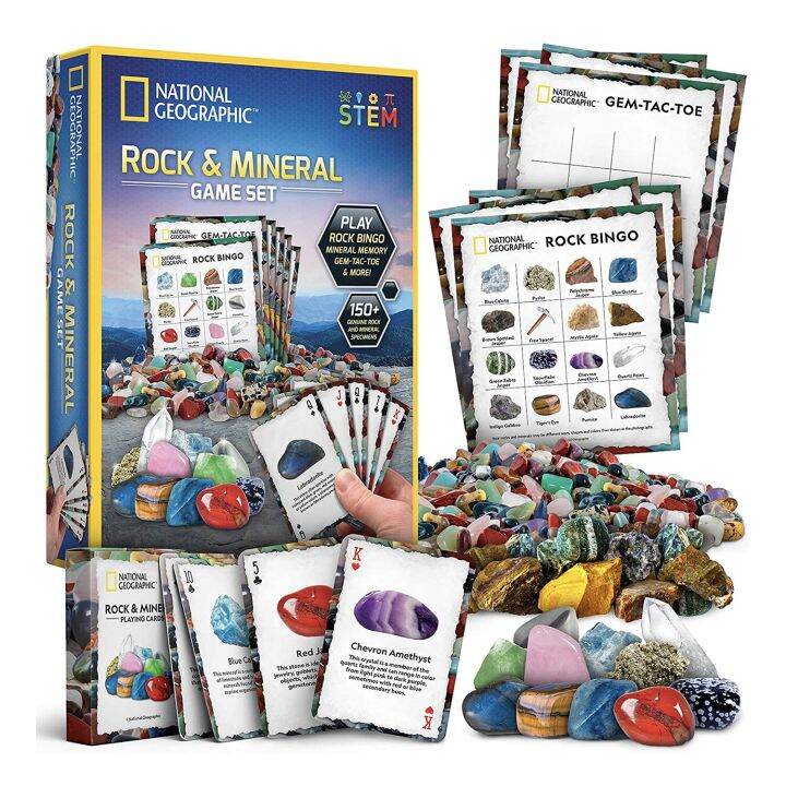 National Geographic Rock + Mineral Card Games | Lazada.co.th