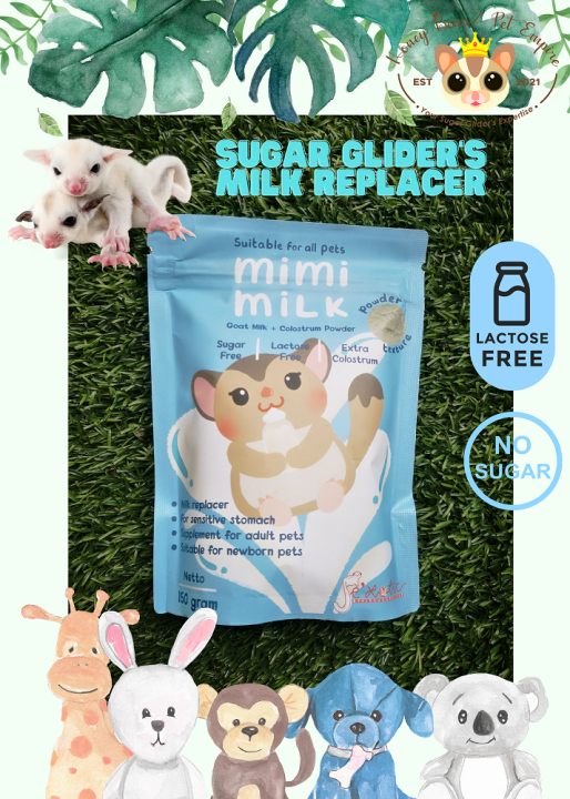 Mimi Milk Sugar Glider Milk Replacer Small Pets 150G | Lazada