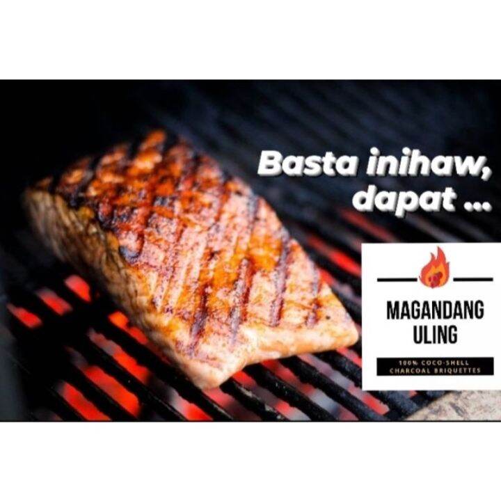 Uling Charcoal Briquettes Smokeless Magandang Uling 5cm Coco Shell ...