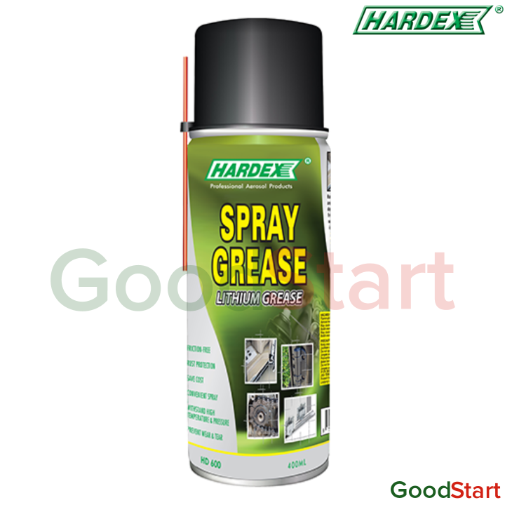 HARDEX SPRAY GREASE LITHIUM GREASE 400ml HD600 | Lazada PH